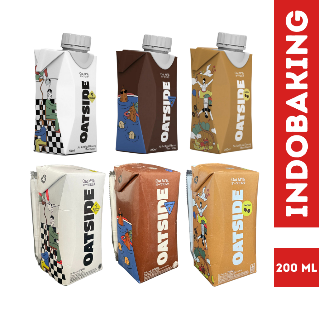 Jual Oatside Oat Milk Barista Blend Original Chocolate Coffee 200ML ...