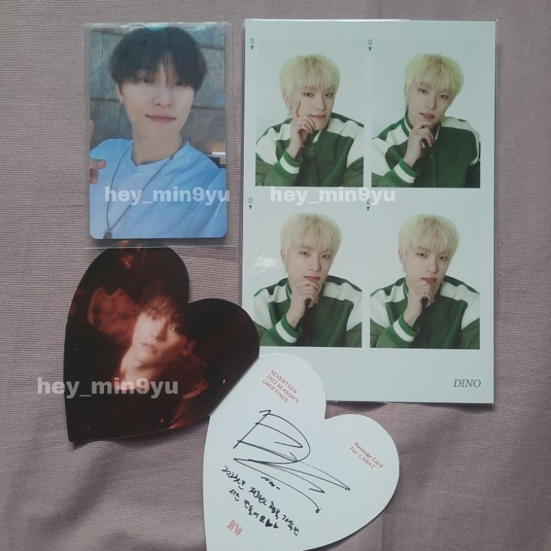 Jual Photocard dino pob its 2 season greetings 4 cuts follow seoul ...