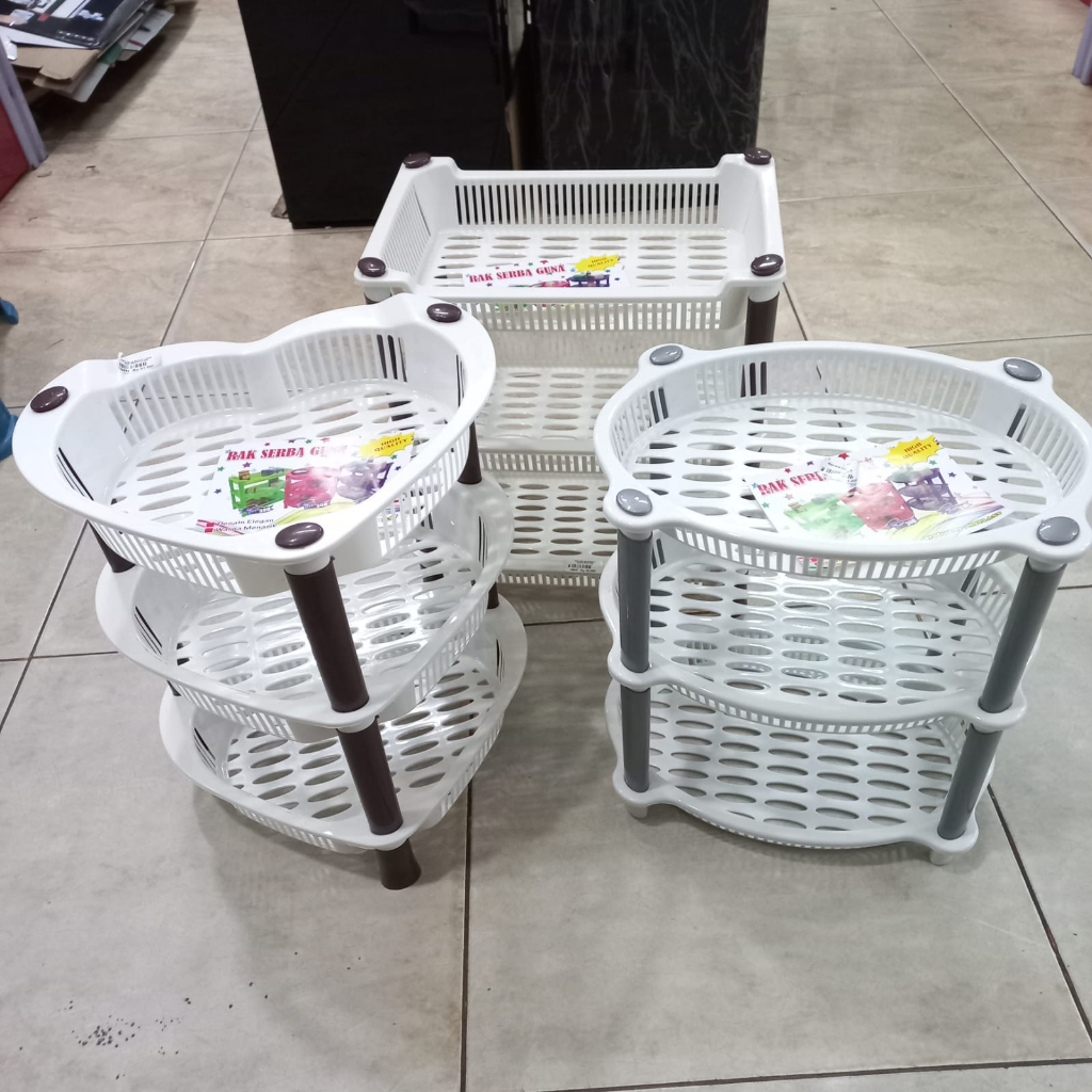 Jual Rak Mini Monokrom MB | Rak Susun Penyimpanan Plastik Serbaguna ...