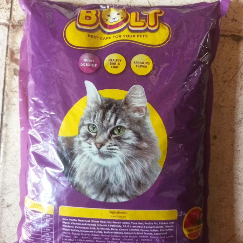 Jual BOLT pakan kucing 1kg | Shopee Indonesia