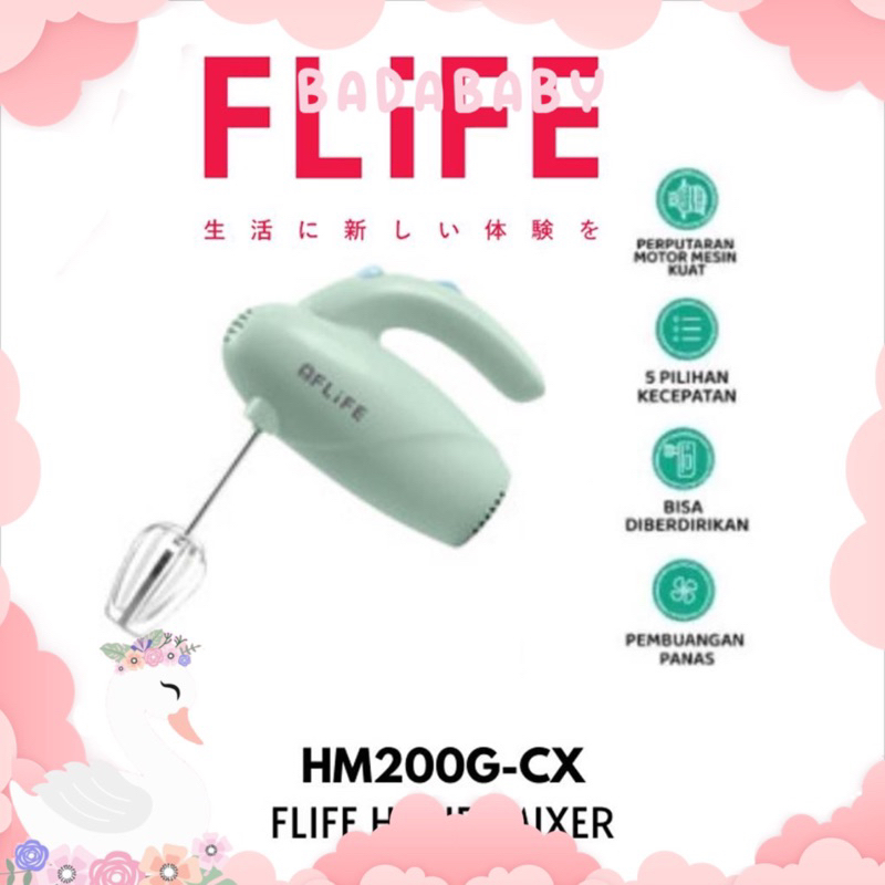 Jual FLIFE HAND MIXER HM200G-CX | Shopee Indonesia