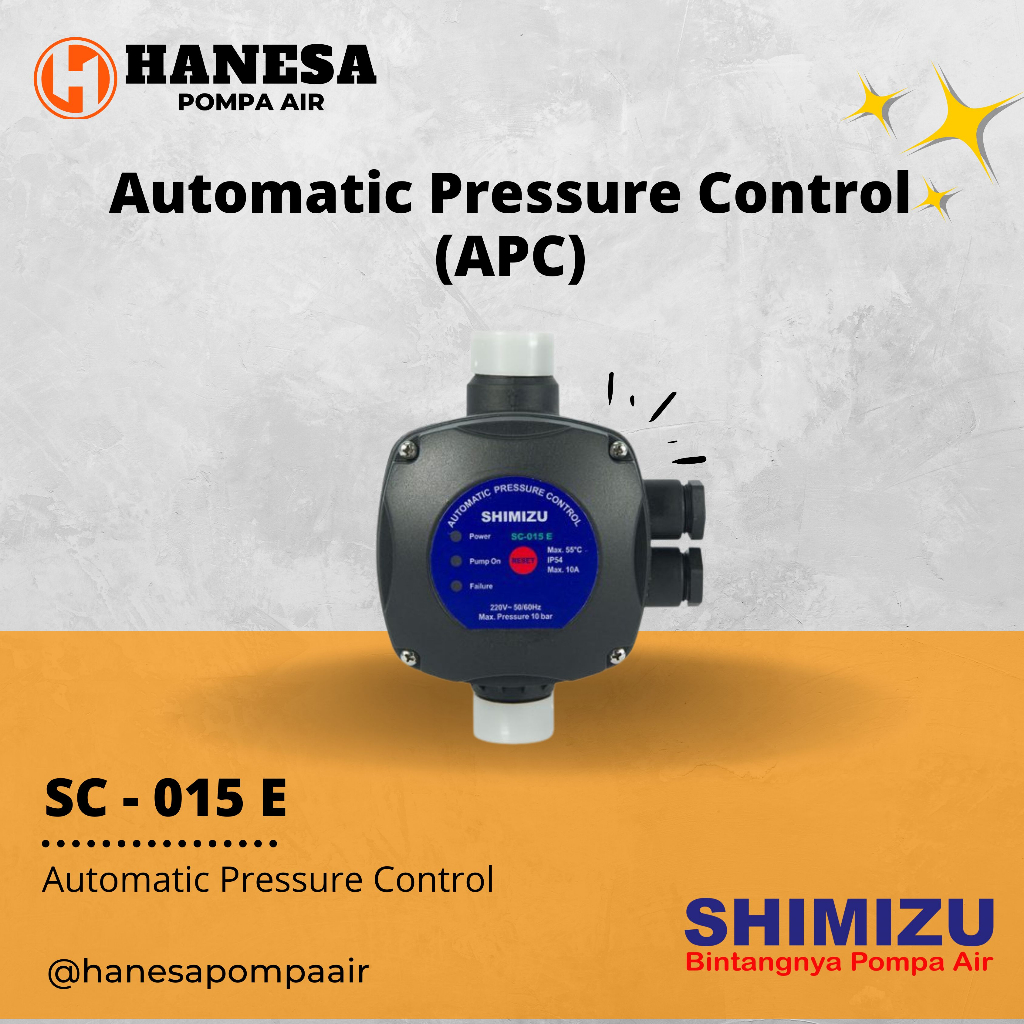 Jual Shimizu SC 015 E Pressure Control | Shopee Indonesia