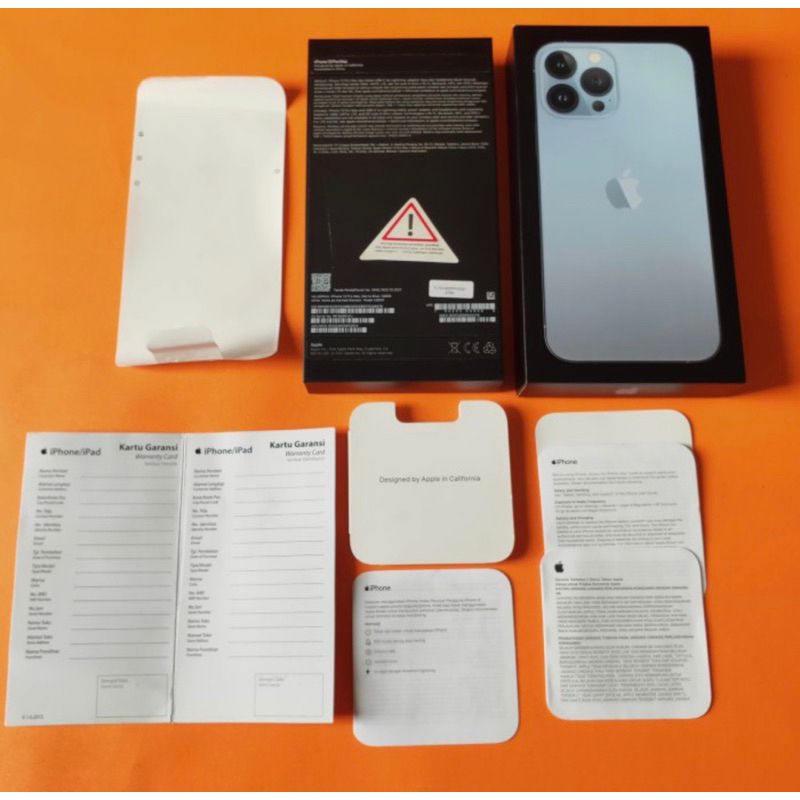 Jual Dus Box iPhone 13 Pro Max Blue iBox Original Copotan 100% | Shopee ...