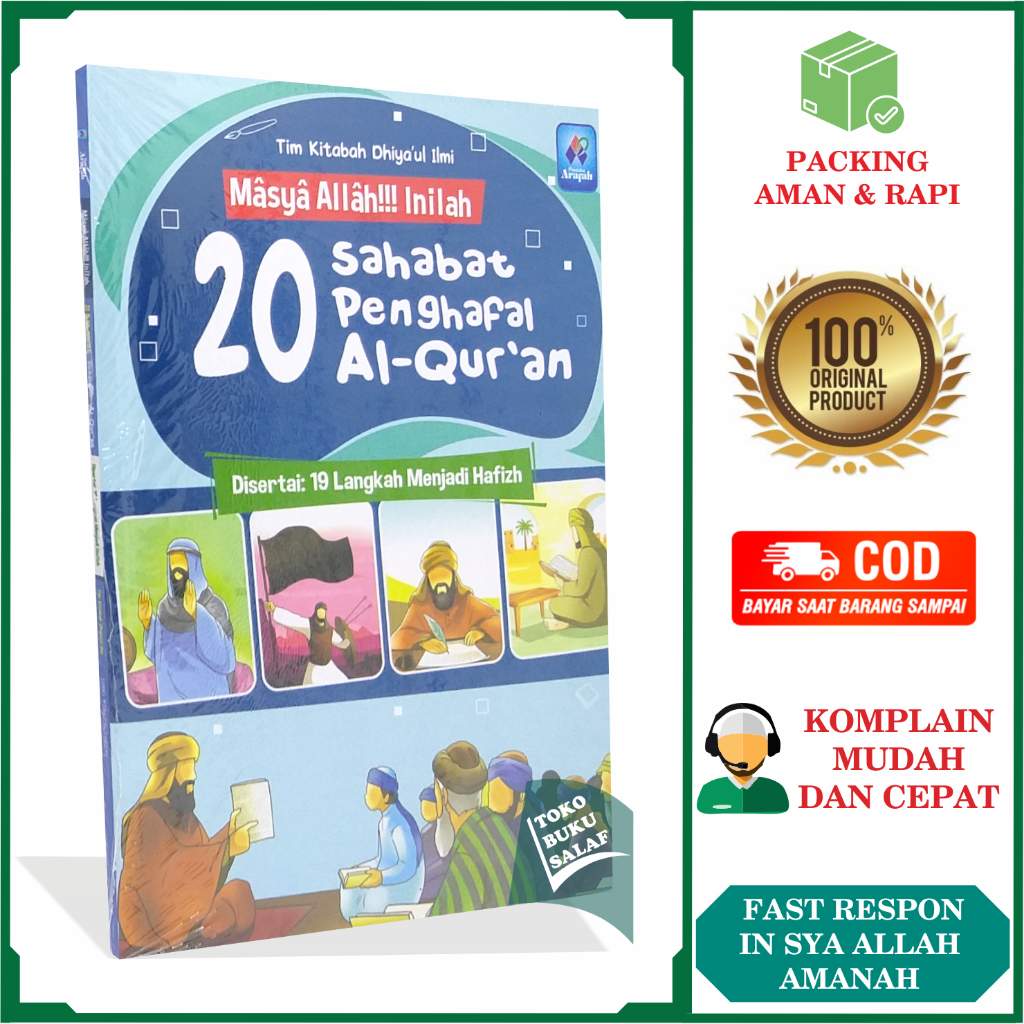 Jual Masya Allah Inilah 20 Sahabat Penghafal Al-Quran Disertai 19 ...
