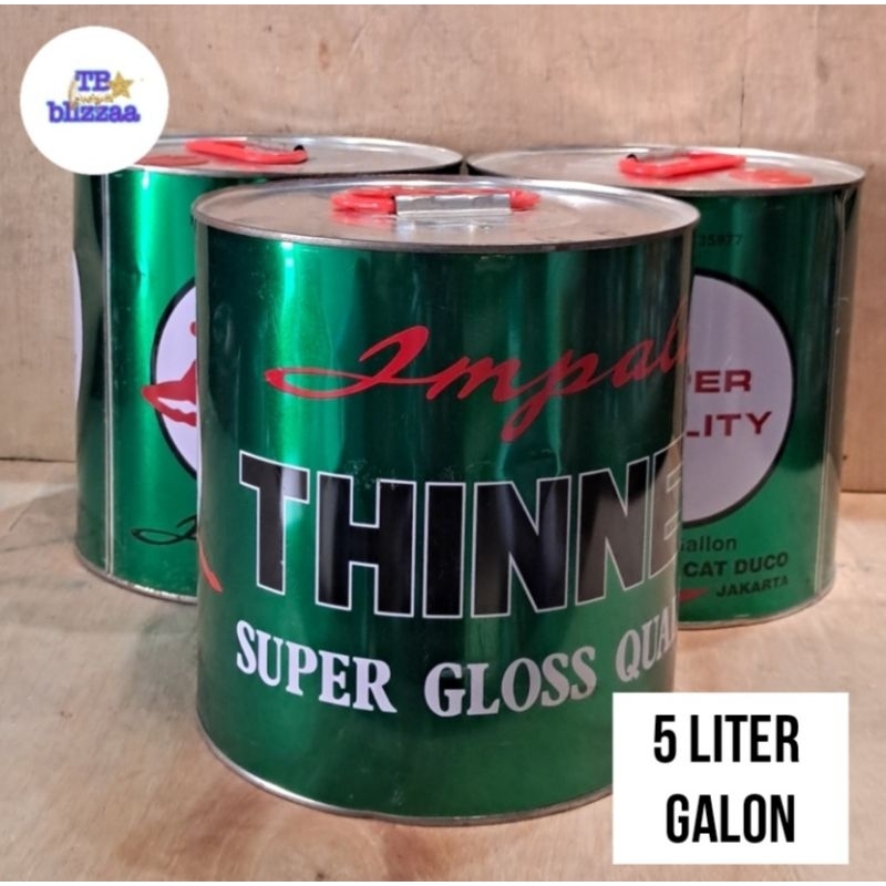 Jual Thinner Impala 5ltr Galon Thiner Impala Super Quality 5ltr Cobra Merah Cobra Hijau Cobra ...
