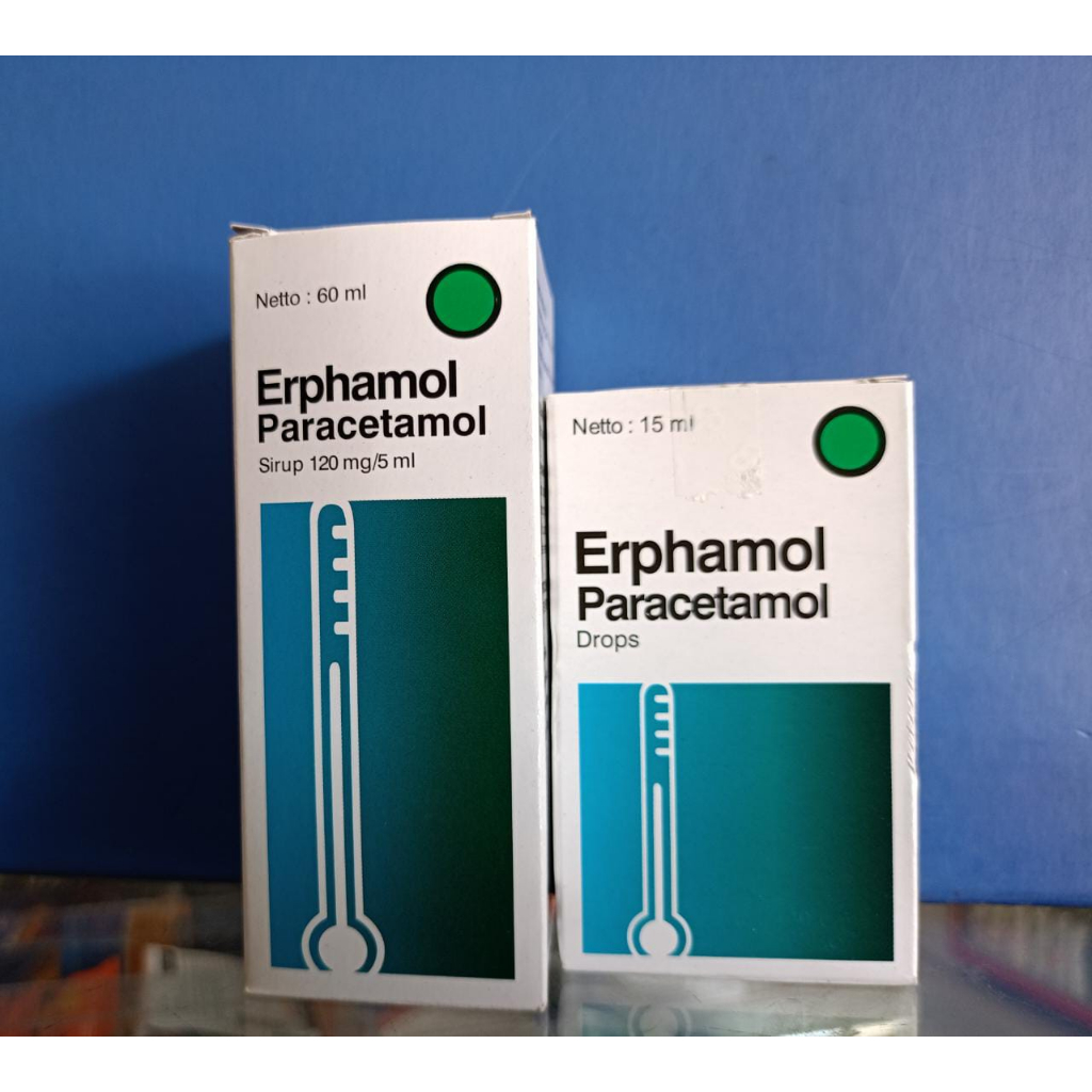 Jual Erphamol Paracetamol Sirup 120mg/5ml&drops 15 ml | Shopee Indonesia