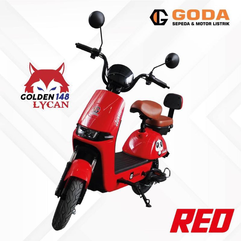 Jual PROMO!!! SEPEDA LISTRIK GODA 148 LYCAN 48V 12 AH 500 WATT | Shopee ...