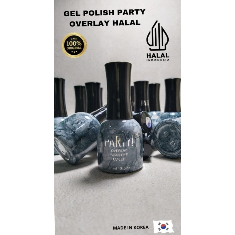 Jual Gel Polish Party - Overlay/Layer Gel HALAL | Shopee Indonesia