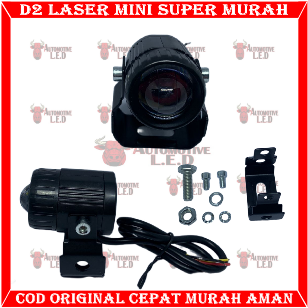 Jual ORIGINAL LAMPU LASER LED ULTRA D2 MINI SUPER MURAH| LAMPU LASER D2 ...