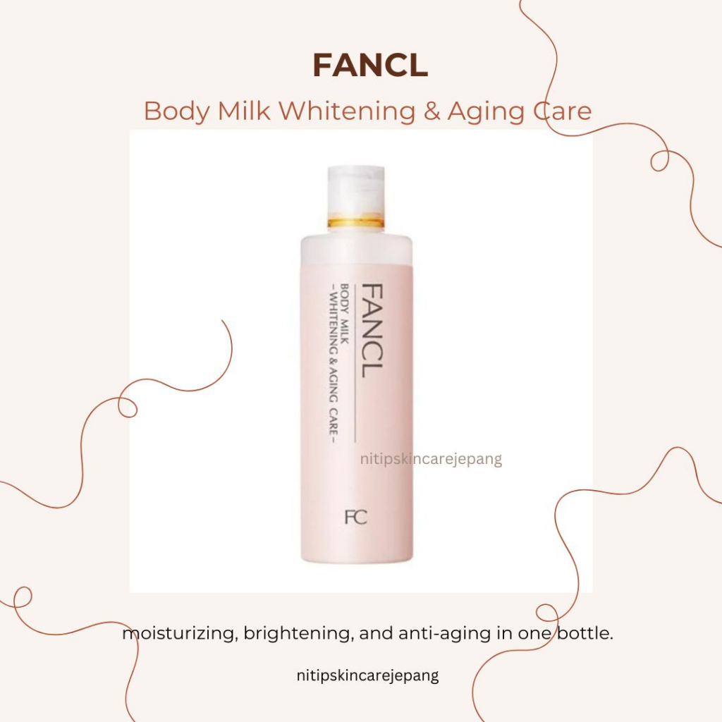 Jual FANCL body milk whitening & aging care original FANCL Japan ...