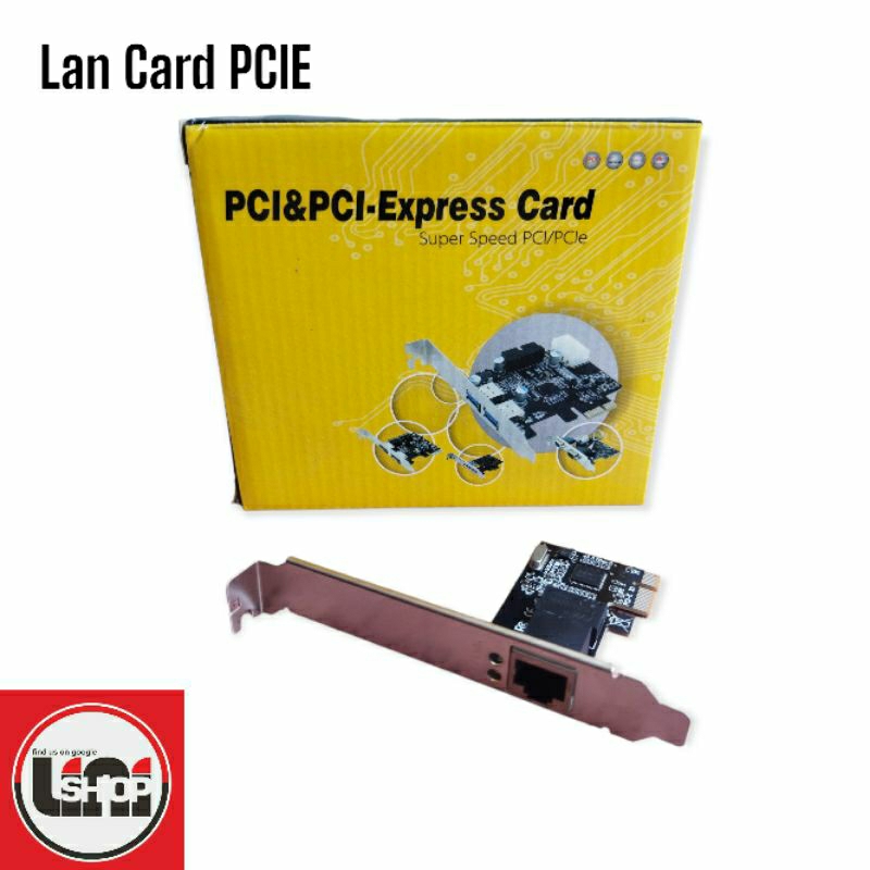 Jual Lan Card PCI Express Ethernet PCIE Lan RJ45 10/100/1000 Mbps ...