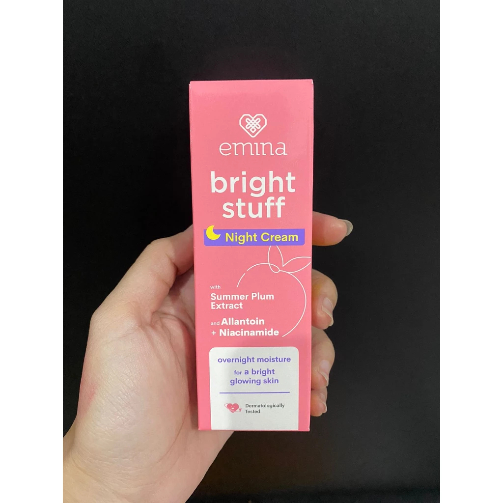 Jual EMINA Bright Stuff Night Moisturizing Cream 20g - Pelembab Wajah ...