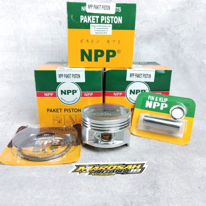 Jual PISTON NPP TIGER PIN 15 RACING OS STD 50 100 150 200 250 300 ...
