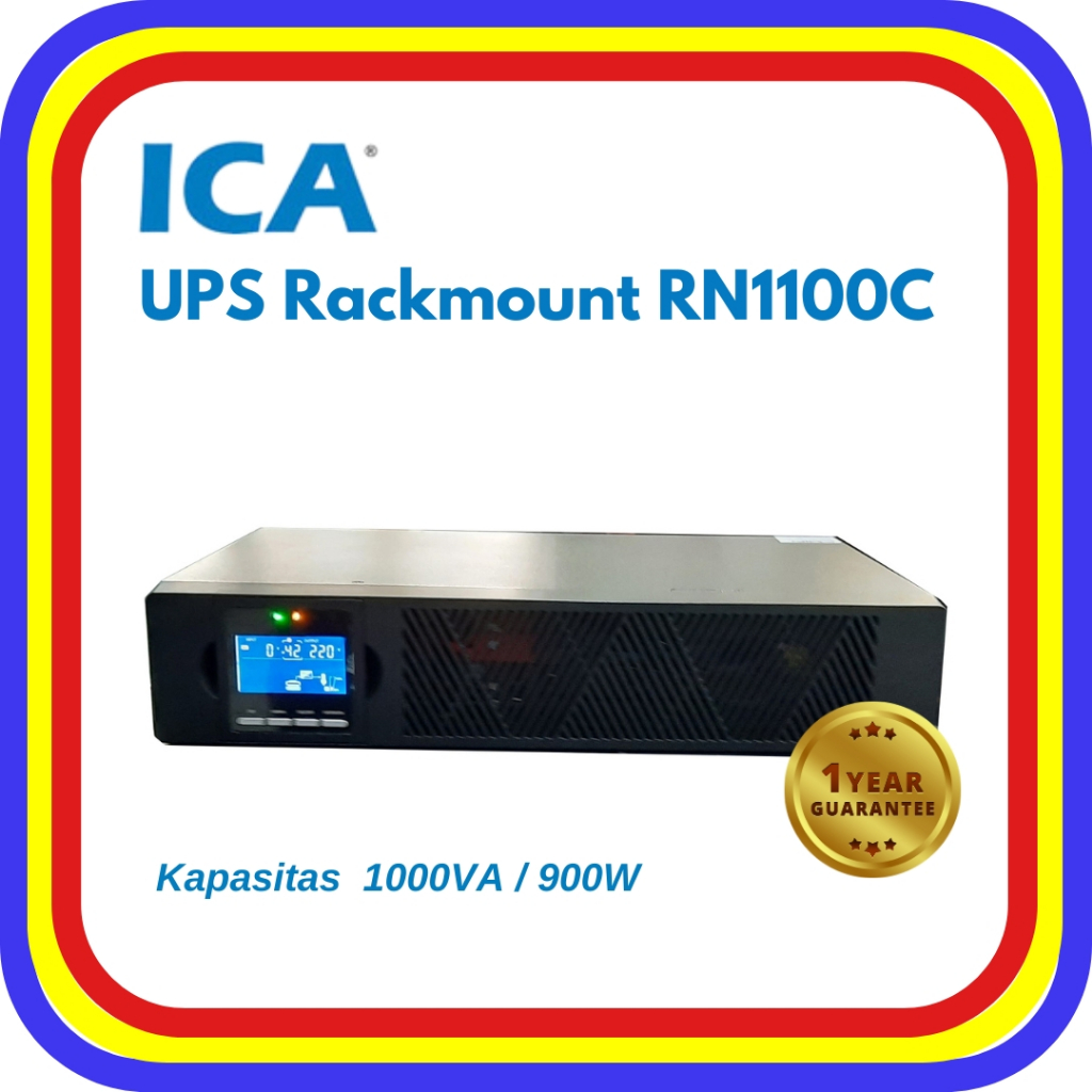 Jual ICA UPS Rackmount RN1100C Kapasitas 1000V / 900W | Shopee Indonesia