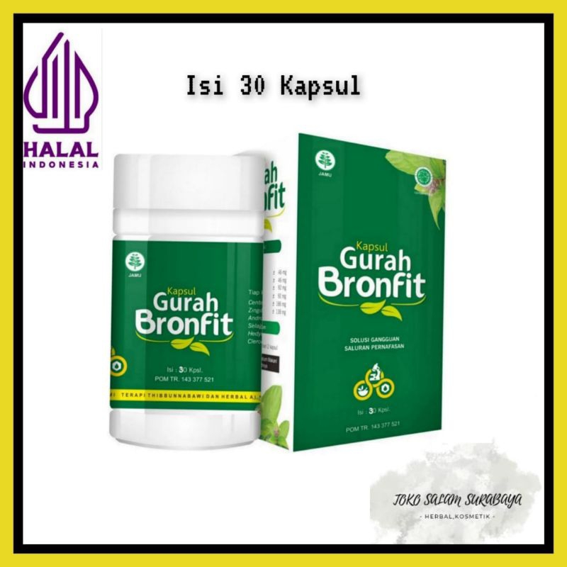 Jual Gurah Bronfit 30 Kapsul Gurah Bronfit Naturafit - BPOM | Shopee ...