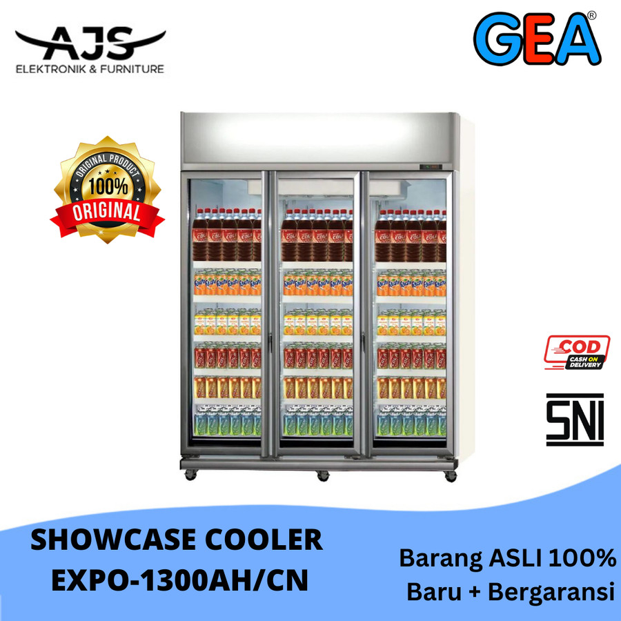 Jual Showcase 3 Pintu GEA EXPO 1300 AH/CN Display Cooler 1300 Liter ...