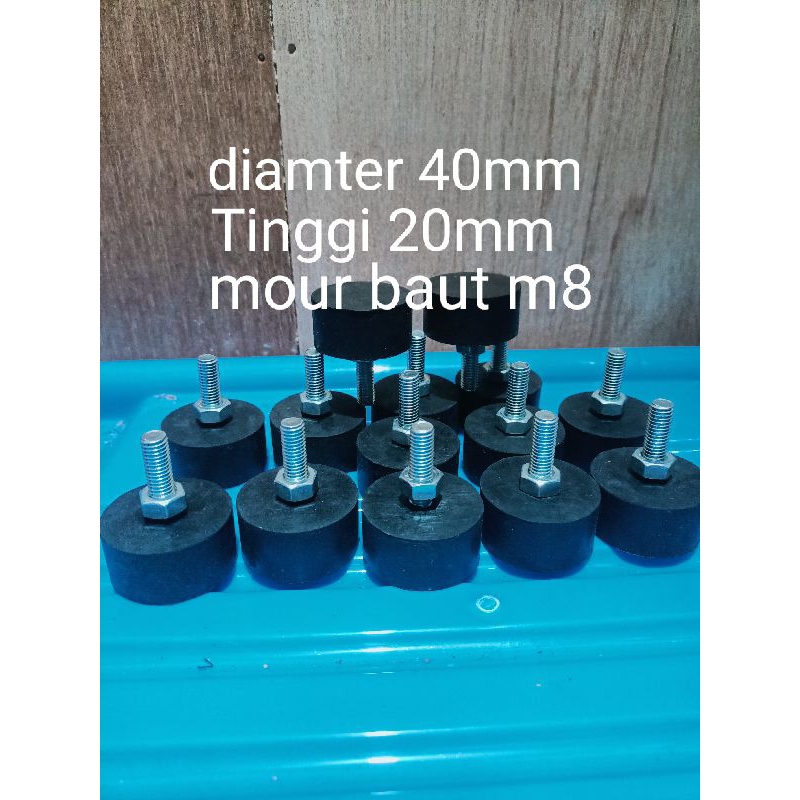 Jual KARET MOUNTING AC 2CM×4CM BAUT M8 Tinggi20m × Diameter 40m Baut ...