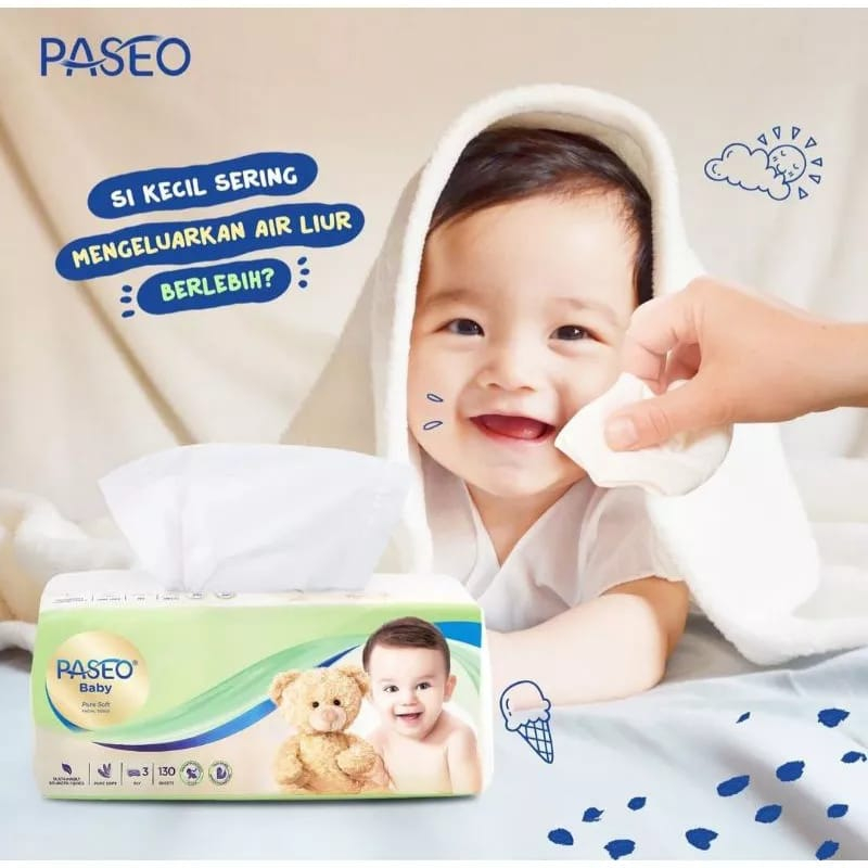 Jual Paseo Baby Pure Soft - Tissu kering | tisu bayi | tisu basah ...