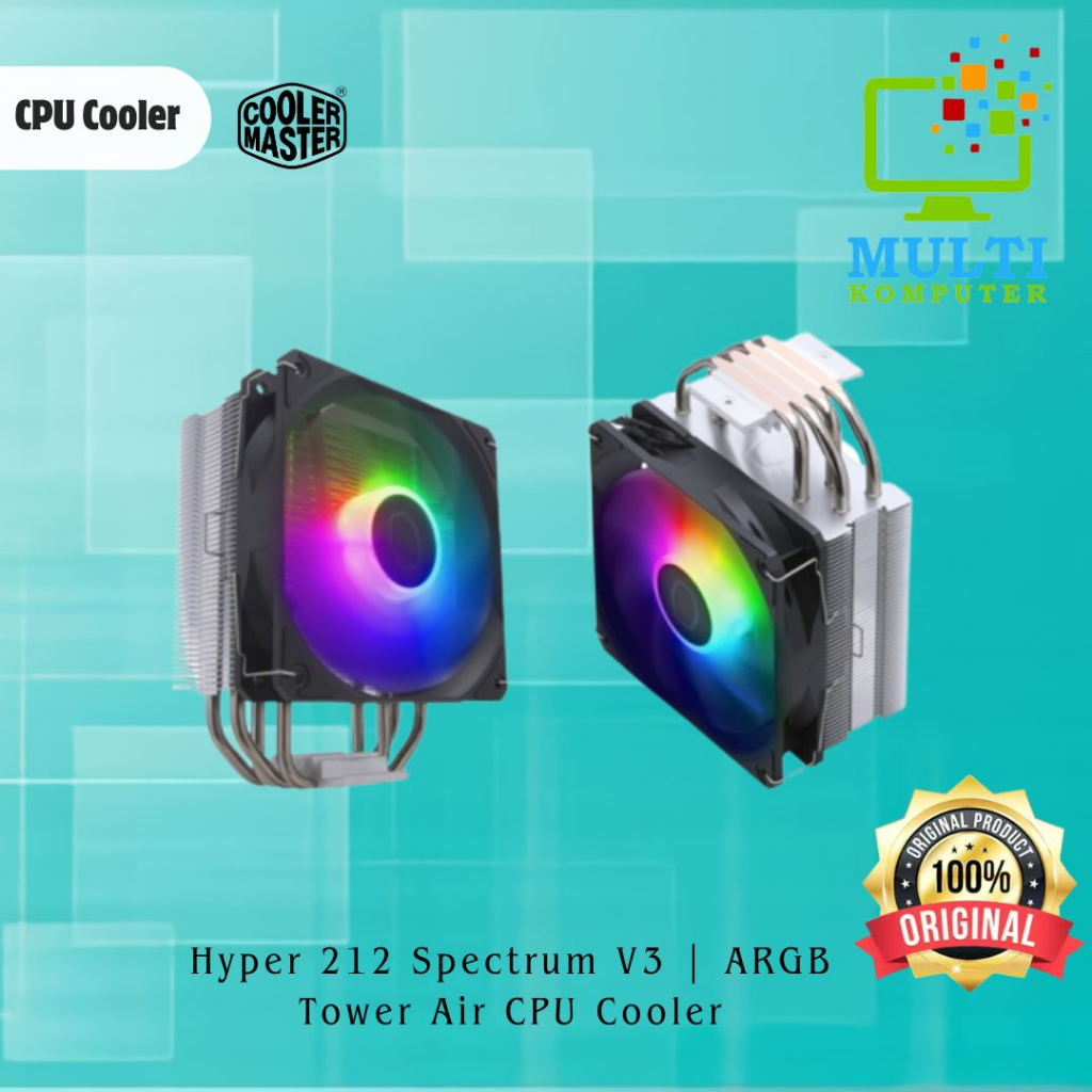Jual CPU Air Cooler Cooler Master Hyper 212 Spectrum V3 | Shopee Indonesia