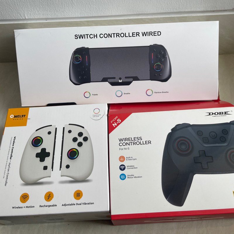 Jual Aksesoris Switch V1 V2 Oled Controller Omelet / Dobe / YS45 Original Wired Wireless Joy Con ...