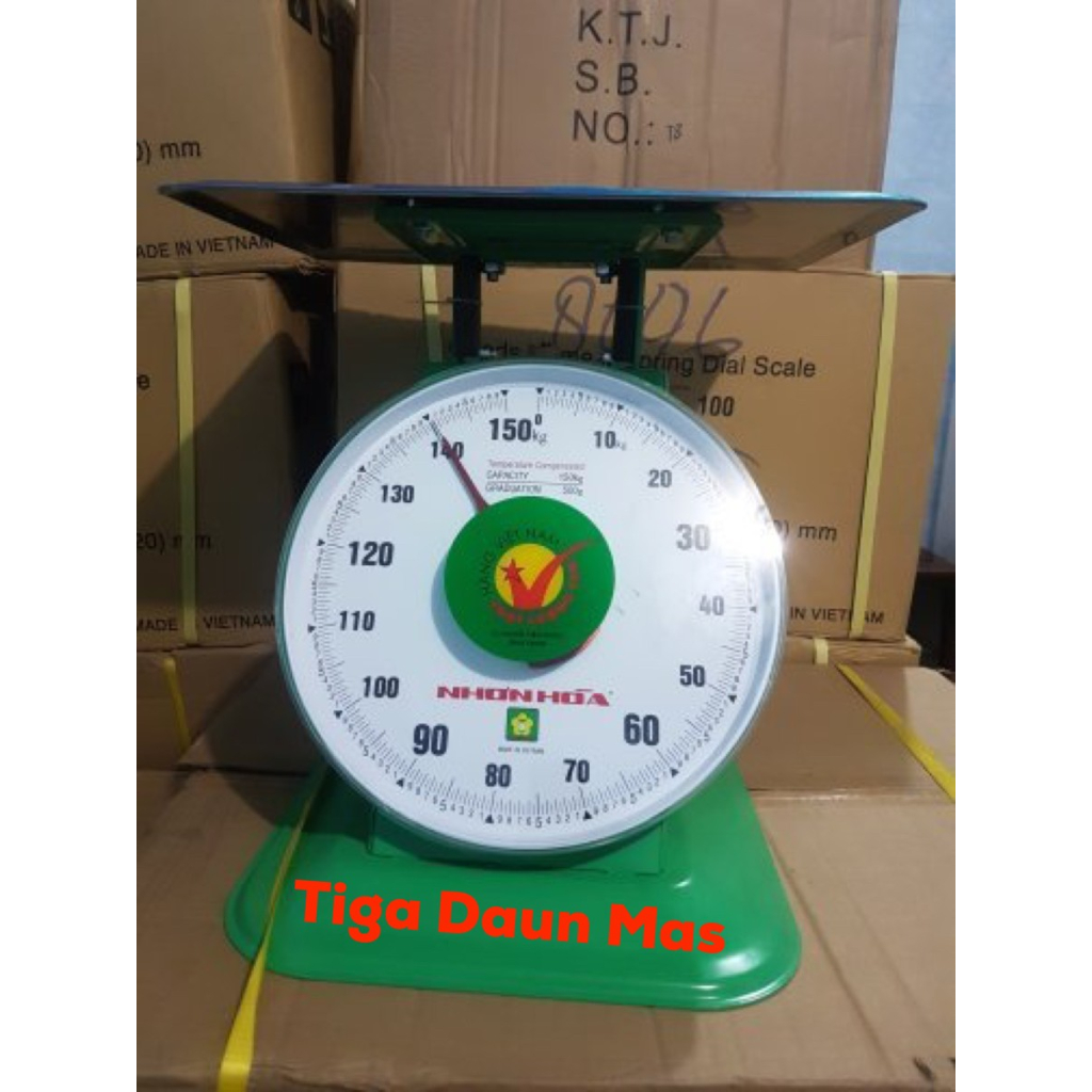 Jual Timbangan Duduk Jarum Vietnam Nhon Hoa kapasitas 150 kg | Shopee Indonesia