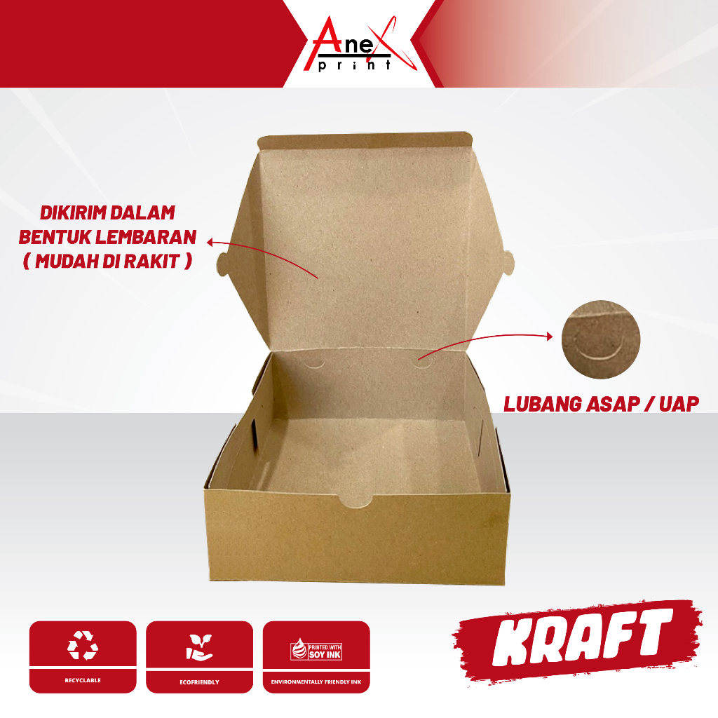 Jual BOX KUE 18 X 18 DAN 20 X 20 | BOX NASI KATERING | BOX SNACK | DUS ...