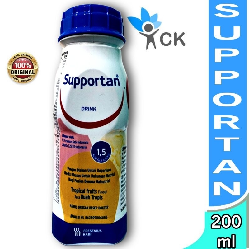 Jual SUPPORTAN DRINK TROPICAL FRUITS 200 ML terapi malnutrisi | Shopee ...