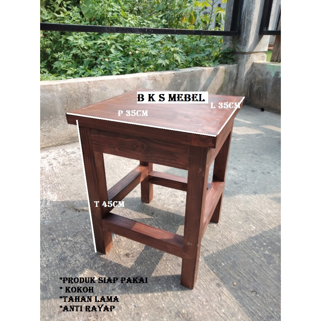 Jual GROSIR meja full kayu jati belanda siap pakai kokoh panjang 35cm ...