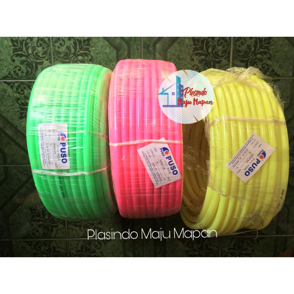 Jual Selang Air Stabilo PUSO 5/8 PER METER - Selang Warna Puso | Shopee ...