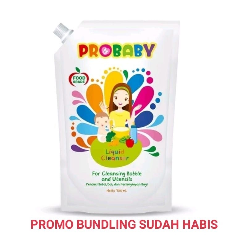 Jual Probaby Liquid Cleanser 700ml, Sabun pencuci botol Bayi | Shopee ...