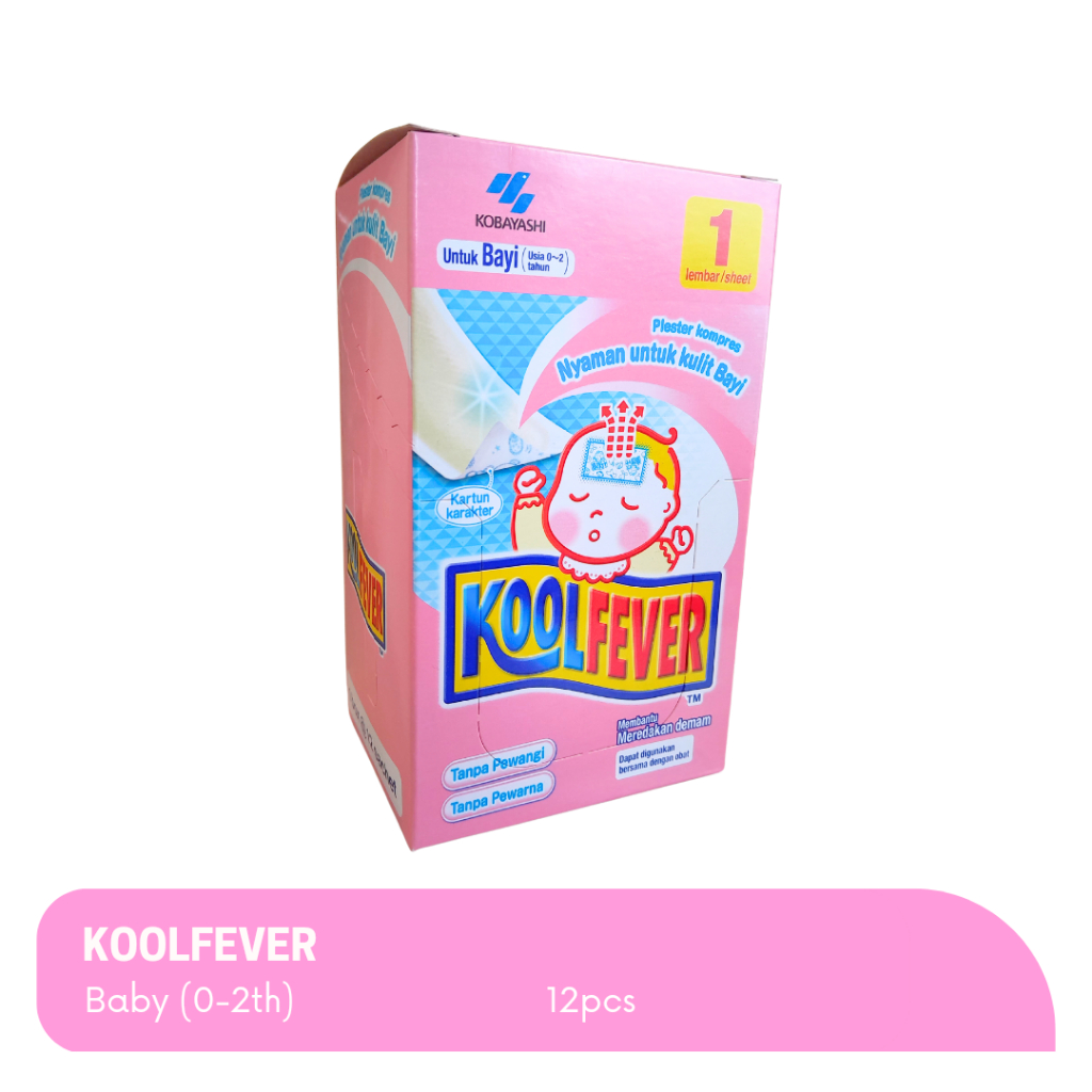 Jual Kool Fever Baby - Kompres Plester Penurun Demam Bayi Isi 12 Lembar ...
