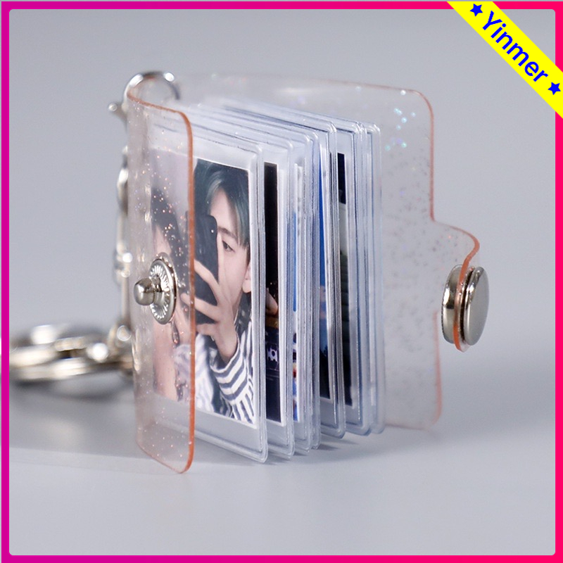 Jual COD 1&2 Inch Photo Album Mini Keychain Lucu Transparent Foto ...