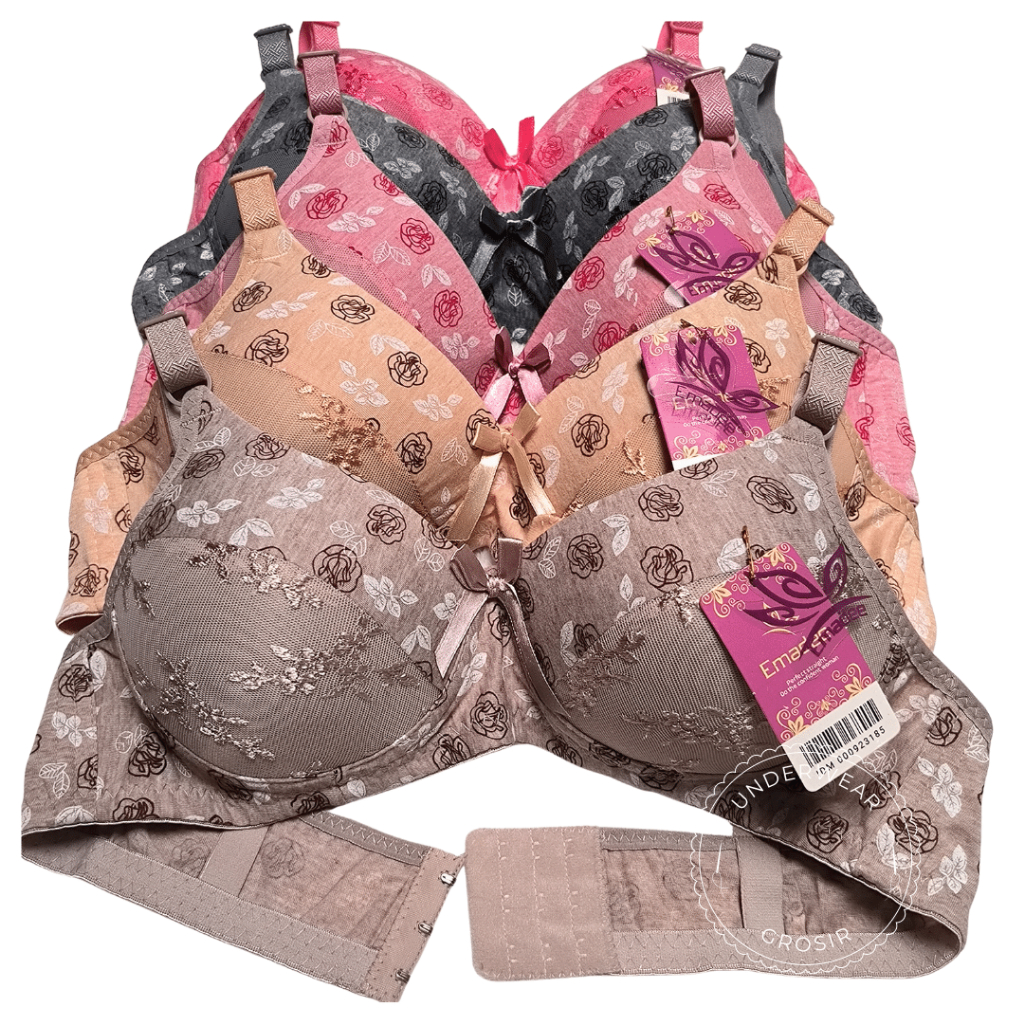 Jual BH Wanita Emadee 727 Cup B / Bra Wanita 725 718 Cup Sedang Tanpa ...