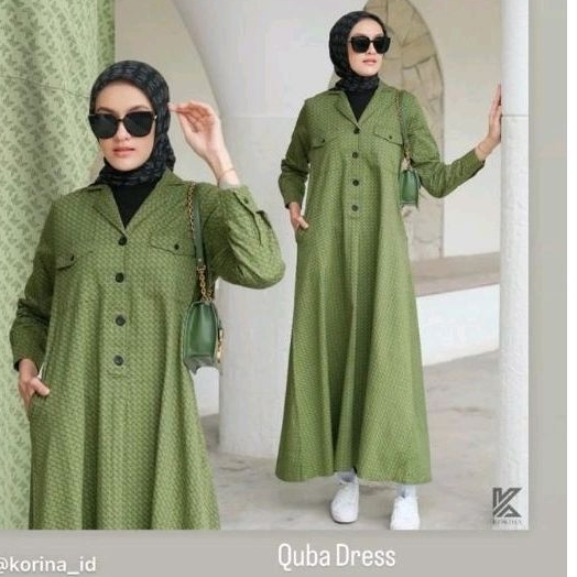 Jual Quba dress by korina | Shopee Indonesia