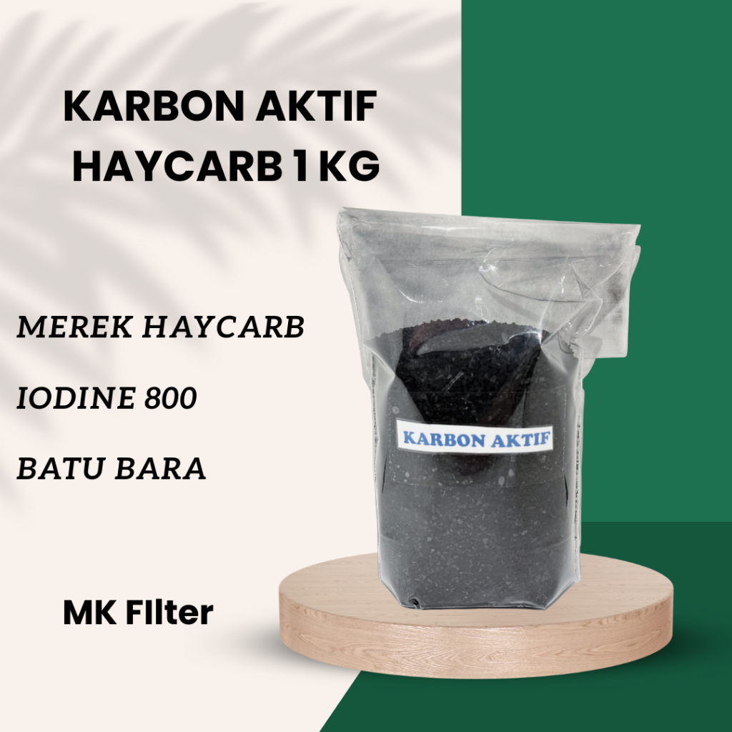 Jual Karbon Aktif Import Haycarb iodine 800 - 1 kg | Shopee Indonesia