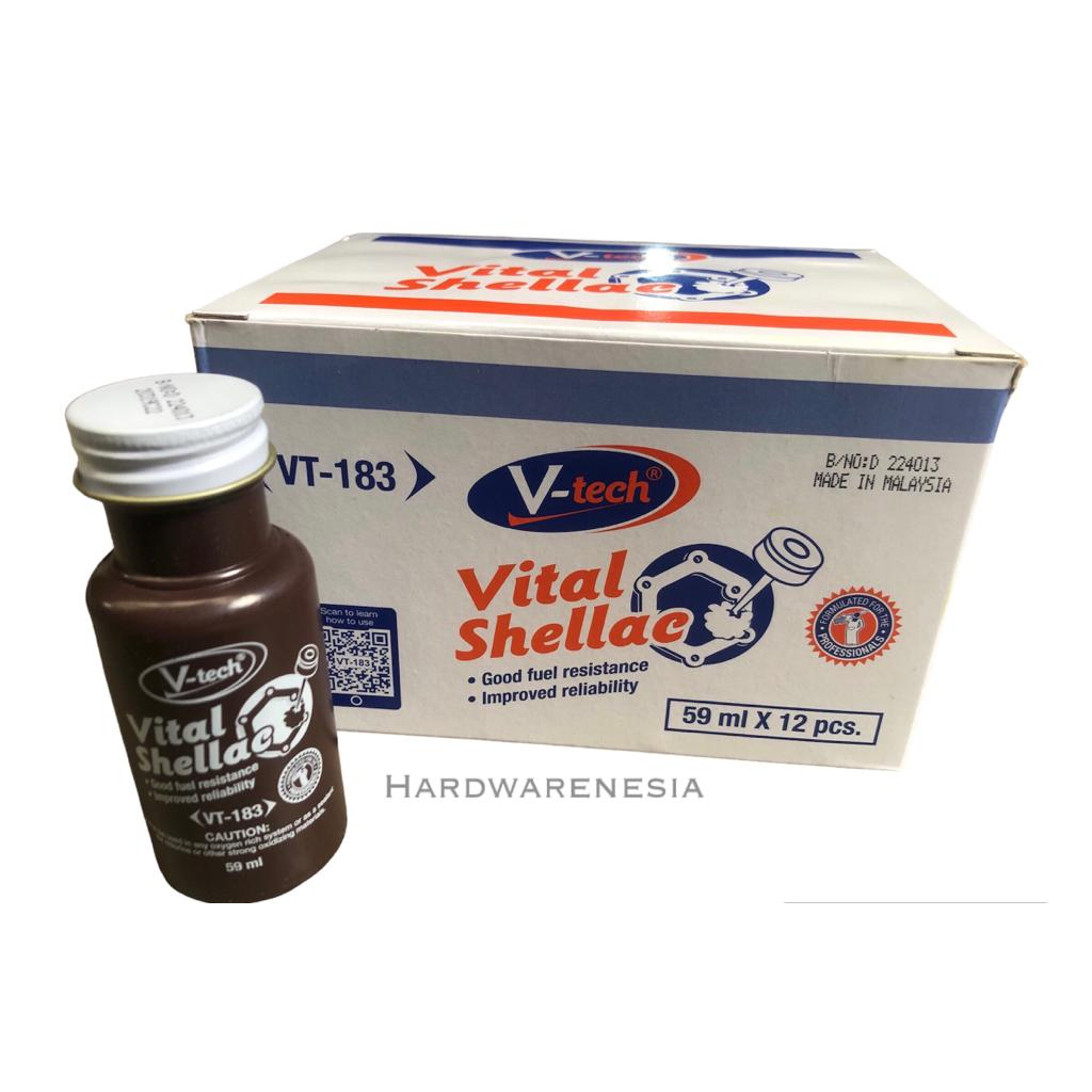 Jual V-TECH Lem Gasket Shellac / Lem Paking 59ML PER BOTOL | Shopee ...