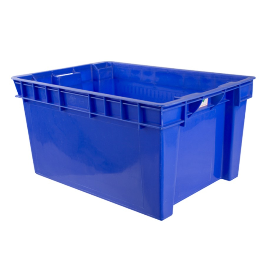 Jual Green Leaf 2202 P Container Industri Polos Keranjang Krat Plastik ...
