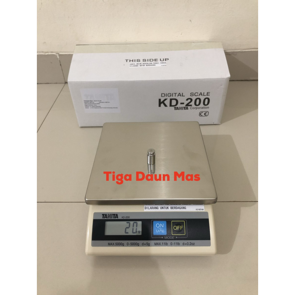 Jual Timbangan Dapur Digital / Kitchen Scale Tanita KD 200 Kapasitas 5 ...