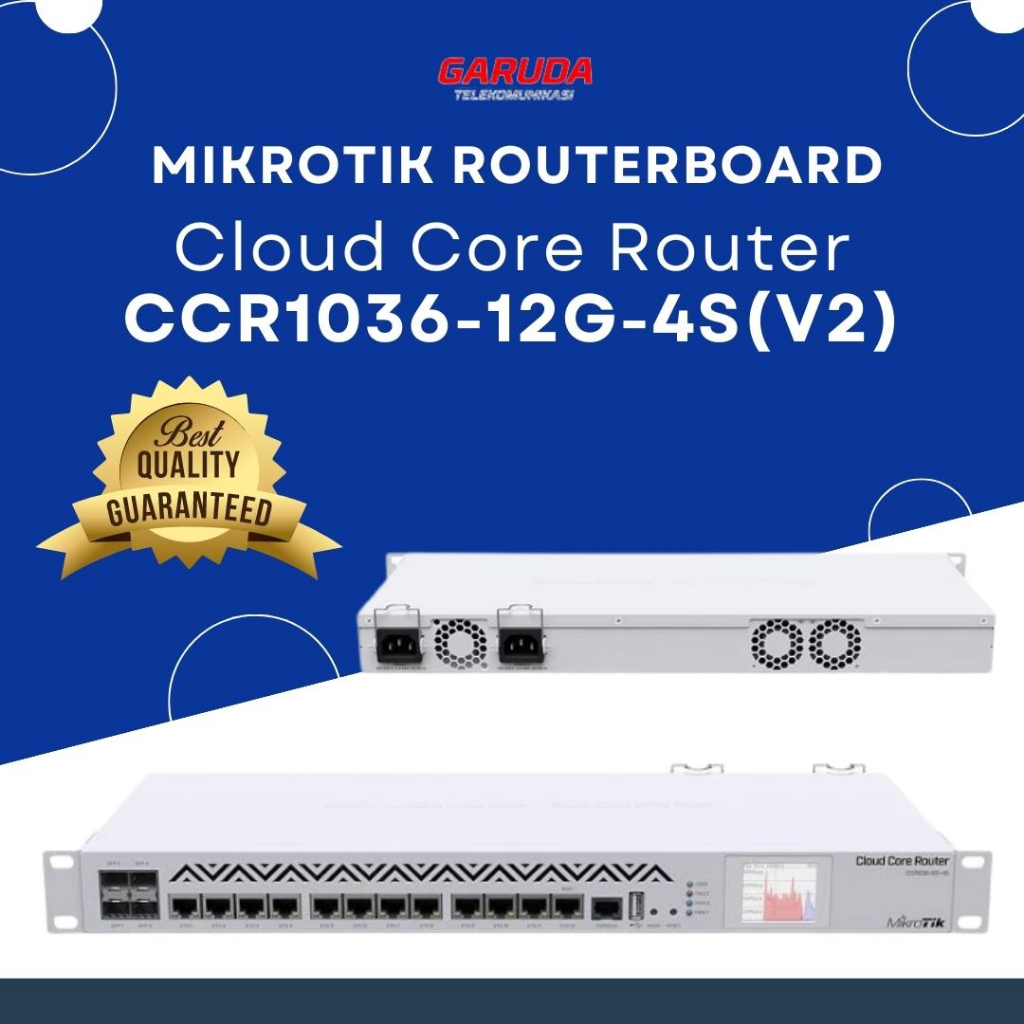 Jual Mikrotik Routerboard Cloud Core Router CCR1036-12G-4S (V2) | Shopee Indonesia