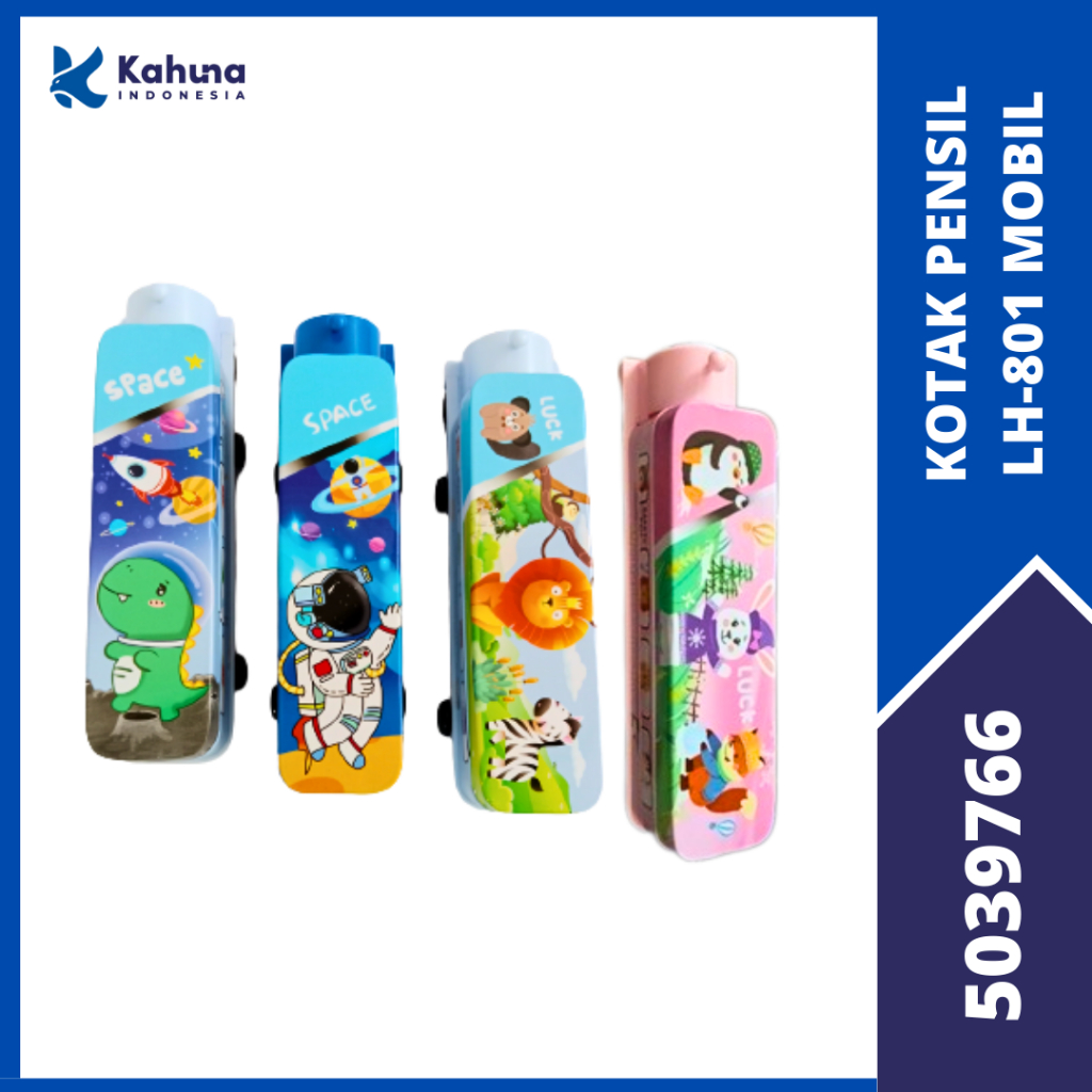 Jual KOTAK PENSIL KALENG BUS / MOBIL 2 SUSUN / TEPAK PENSIL KARAKTER ...