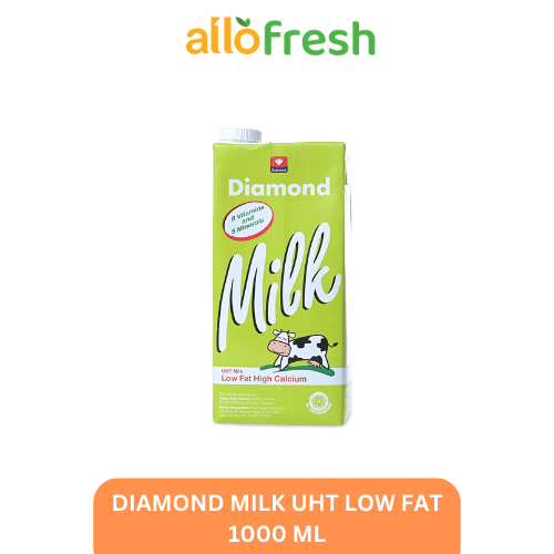 Jual Diamond Milk UHT Low Fat 1000 ml | Shopee Indonesia