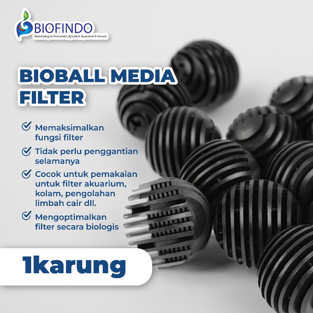 Jual BIO BALL/BIOBALL KARUNGAN 3000PCS MEDIA FILTER BULAT PALING MURAH!! | Shopee Indonesia