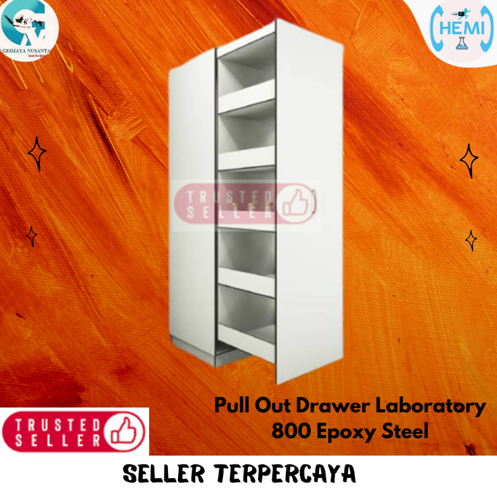 Jual Pull Out Drawer Laboratory 800 Epoxy Steel (ECO) | Shopee Indonesia