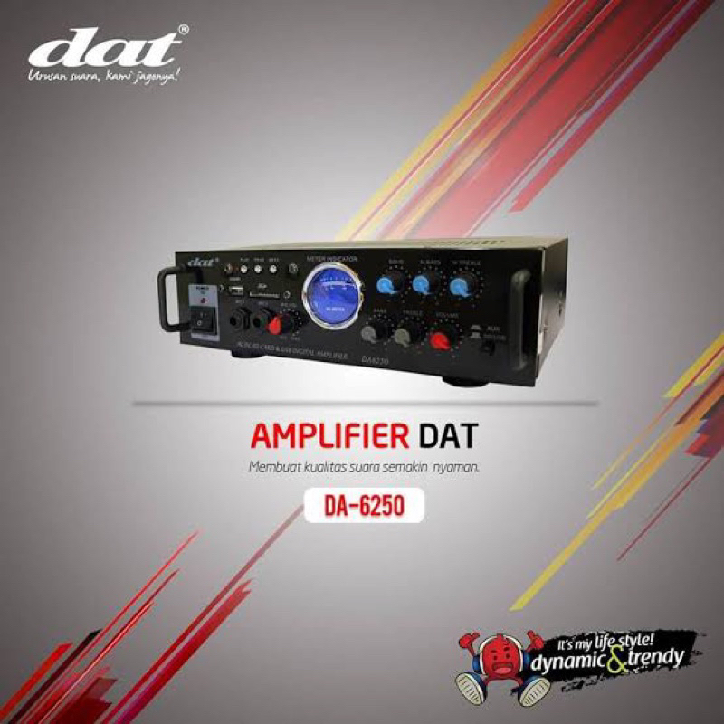 Jual DAT AMPLIFIER DAT DA 6250 DAT DA6250 DAT AMPLIFIER DAT AMPLI DAT ...