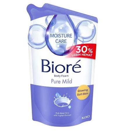 Jual Biore Body Foam Pure Mild 800ml | Shopee Indonesia