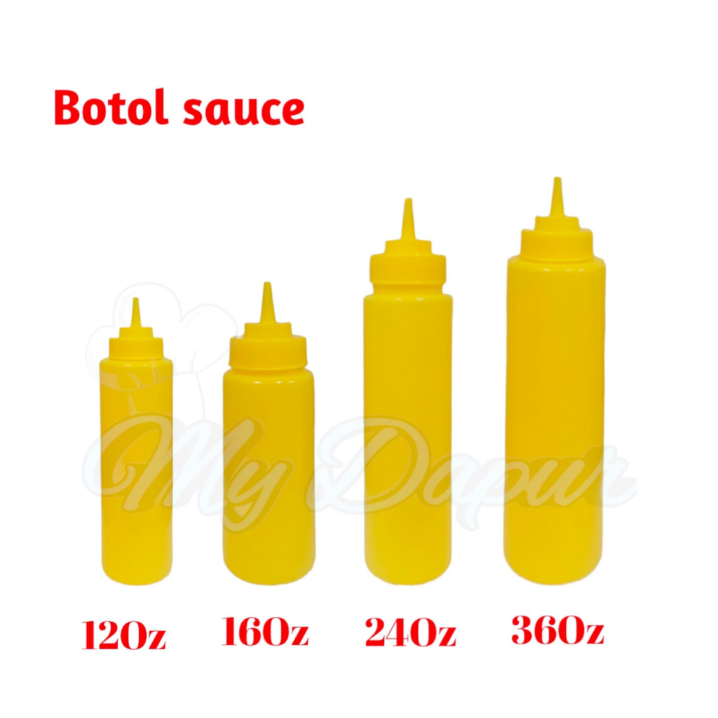 Jual BOTOL SAUS BOTOL SAOS BOTOL KECAP TEBAL (KUNING) | Shopee Indonesia