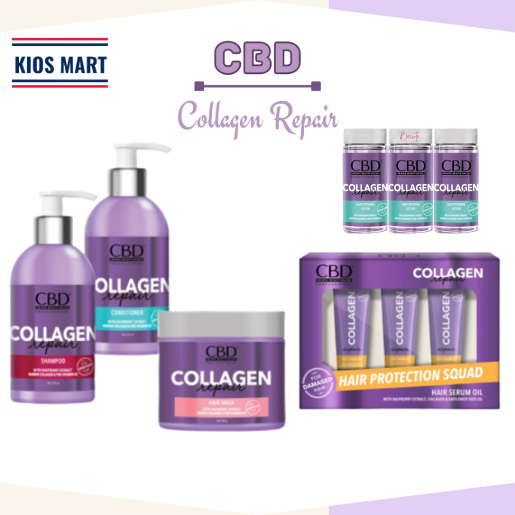 Jual CBD Collagen Repair Series Shampoo | Conditioner | Hair Mask ...