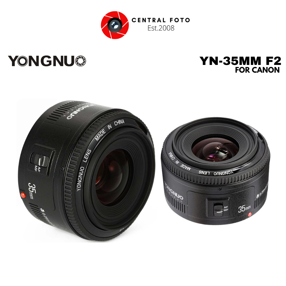 Jual Lensa Yongnuo YN 35mm F2 For Canon | Shopee Indonesia