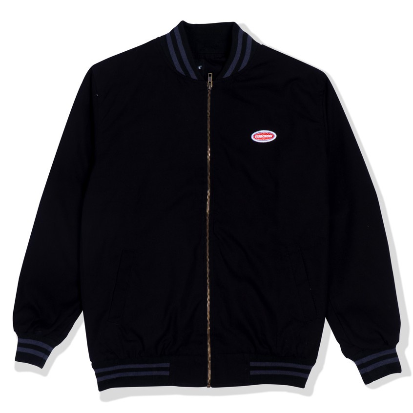 Jual STARCROSS Bomber Jacket - Black - JS 1003 | Shopee Indonesia