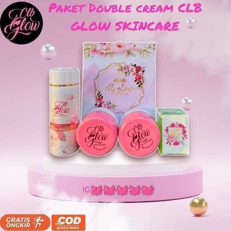Jual CLB GLOW paket Hemat (dpt 2 CREAM sperti d gambar) | Shopee Indonesia
